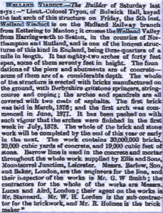 The Welland Viaduct 1878 | Harringworth & Shotley